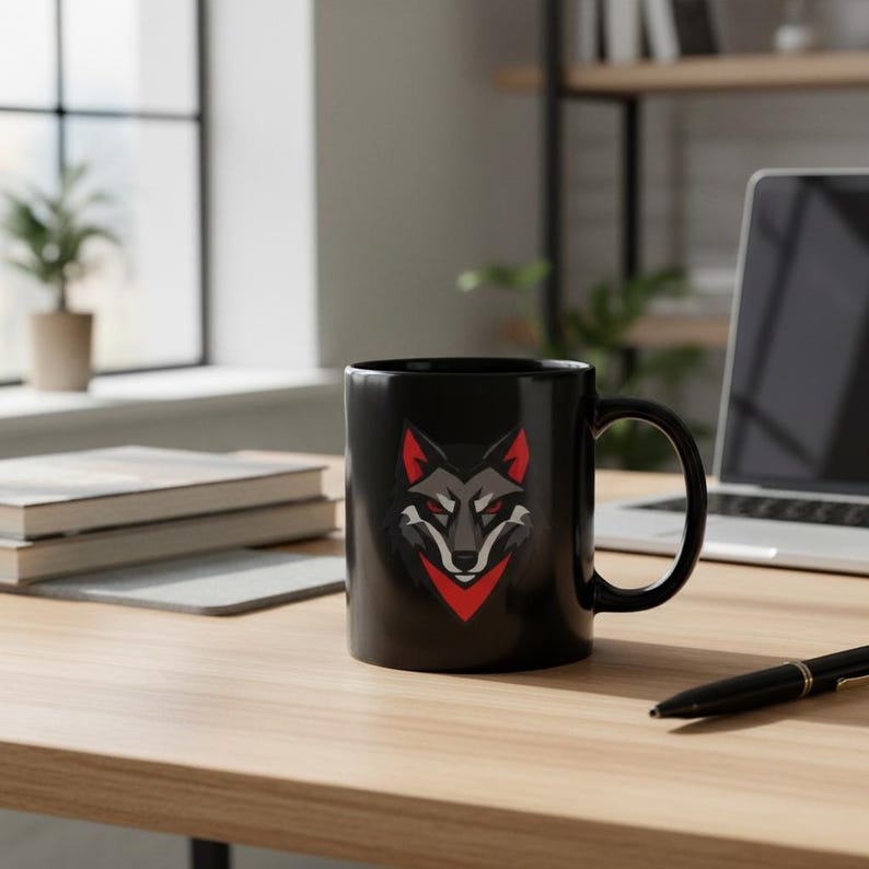 Wolf Logo Bundle - Red & Black Gaming Mascot - Esports Team Logo ...