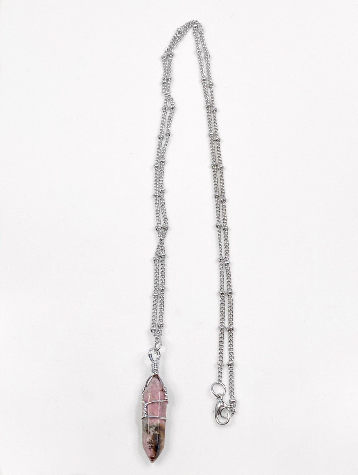 Genuine Crystal Pendulum Necklace includes: Pendulum Board - Etsy