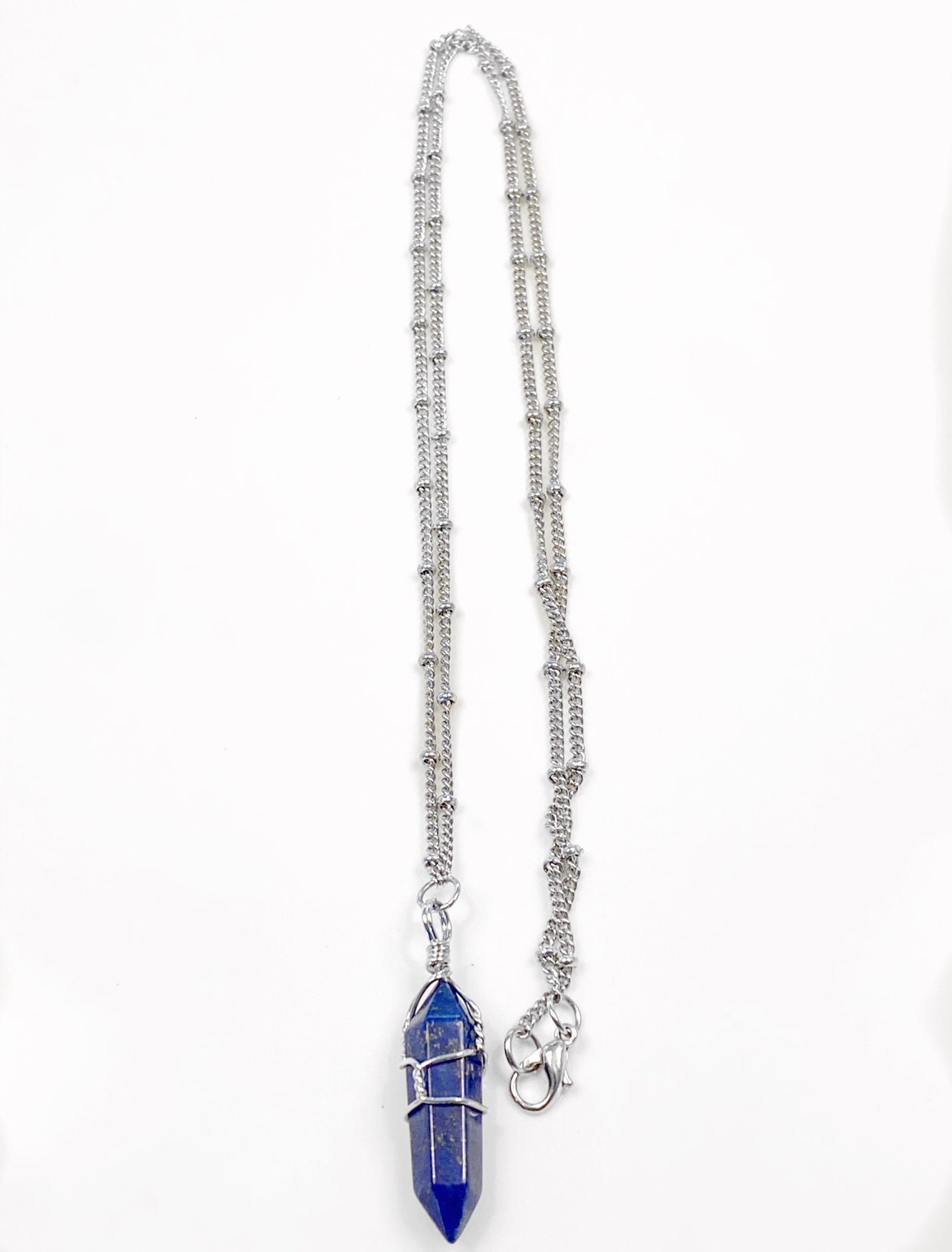 Genuine Crystal Pendulum Necklace includes: Pendulum Board - Etsy