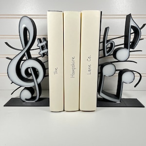 Music Note Bookends - Etsy