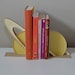 Yellow Saturn Bookends Planet Library Astronomy Decor Solar System Book ...