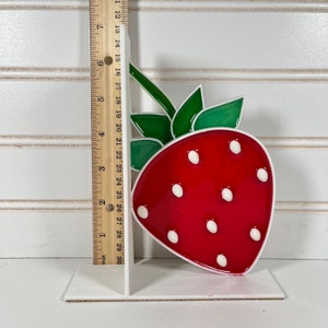 Handmade Strawberry Bookends: 3D Printed With Colorful Resin - Etsy