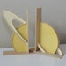 Yellow Saturn Bookends Planet Library Astronomy Decor Solar System Book ...