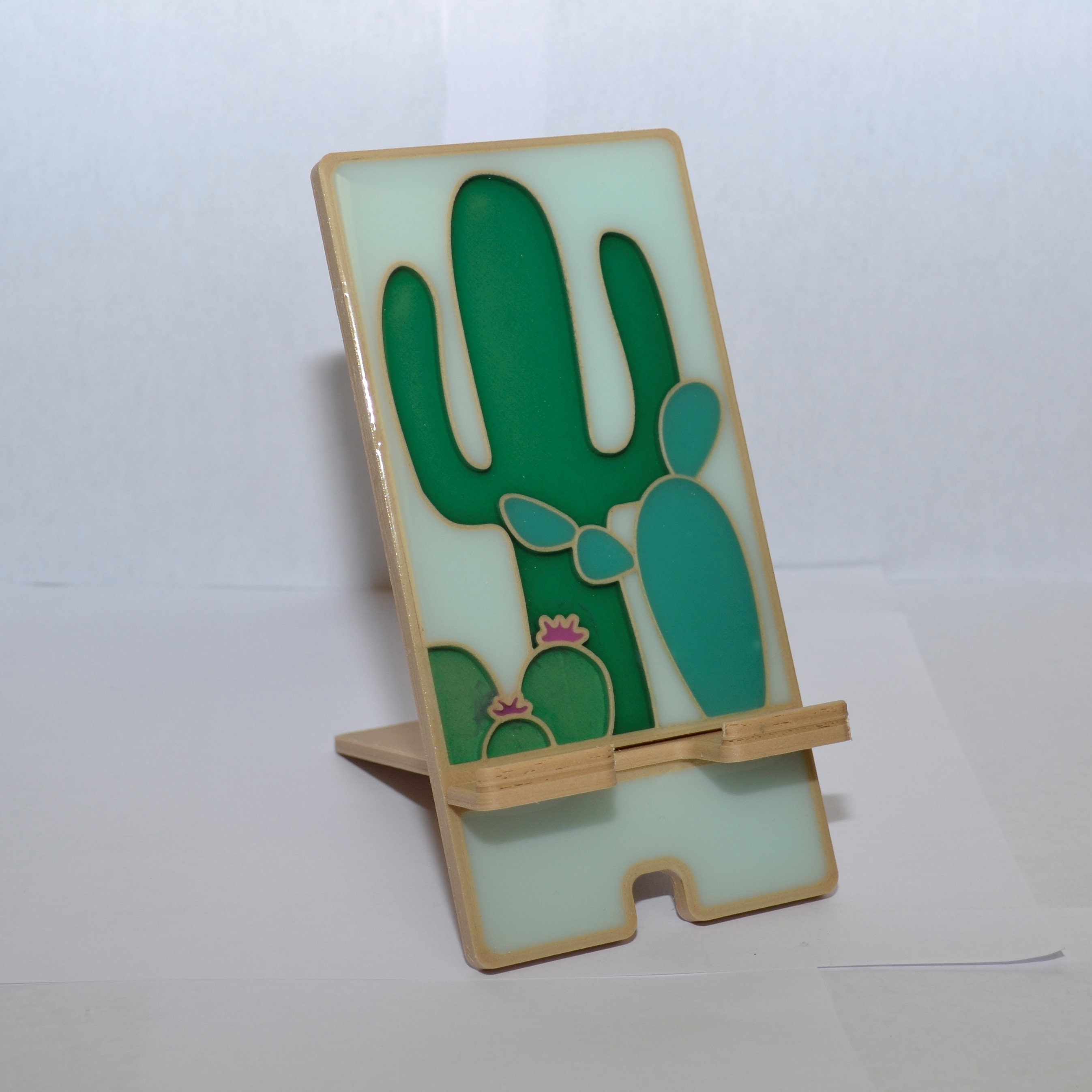 Cactus Phone Stand Southwestern Phone Holder Desert Docking | Etsy