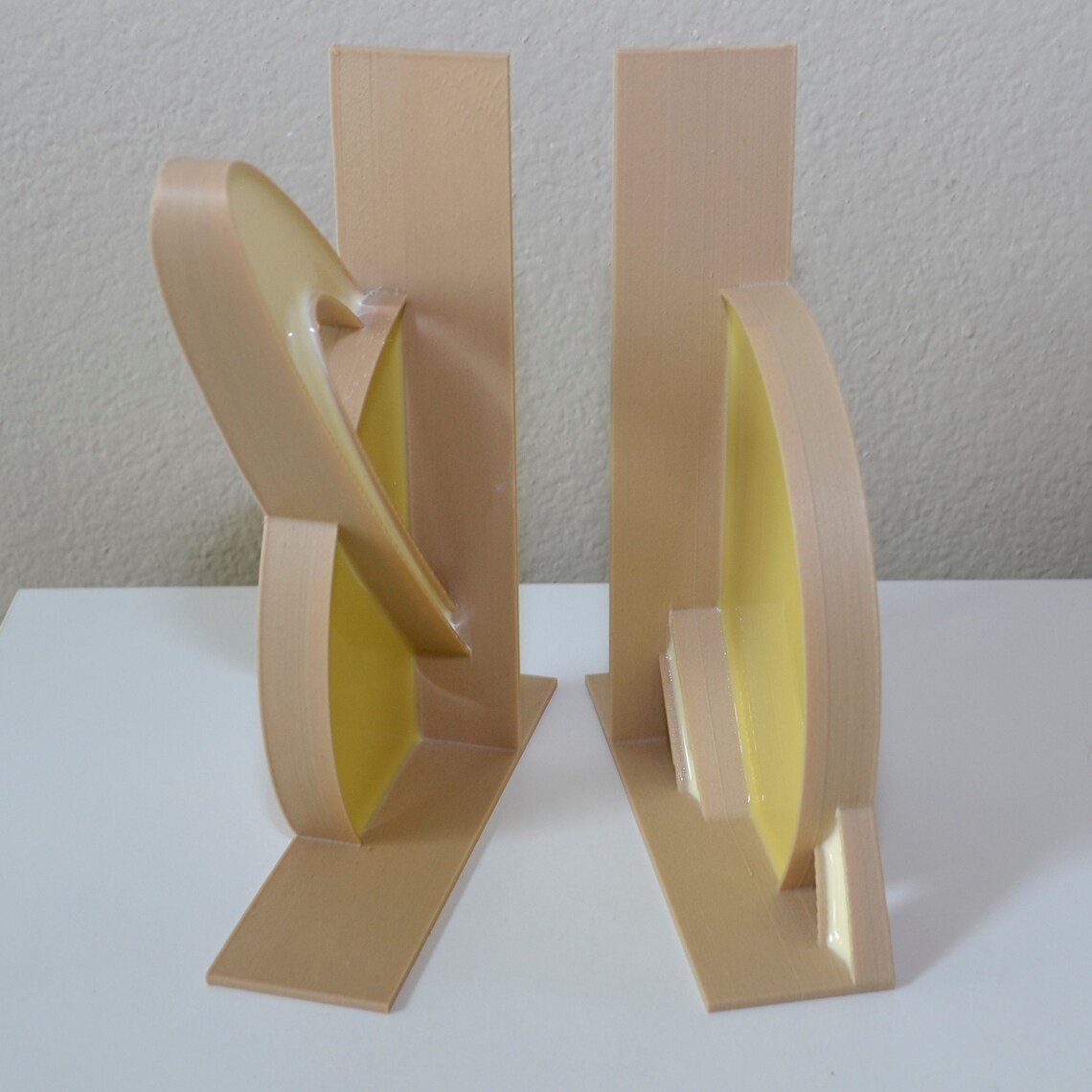 Yellow Saturn Bookends Planet Library Astronomy Decor | Etsy