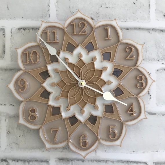 Mandala Wall Clock Arabesque & Moroccan Geometric Patterns - Etsy