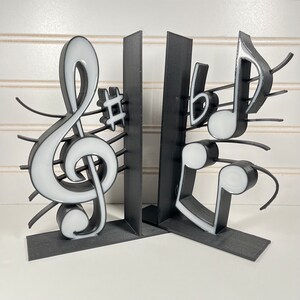 Music Note Bookends - Etsy