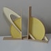 Yellow Saturn Bookends Planet Library Astronomy Decor Solar System Book ...
