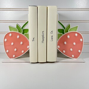 Handmade Strawberry Bookends: 3D Printed With Colorful Resin - Etsy