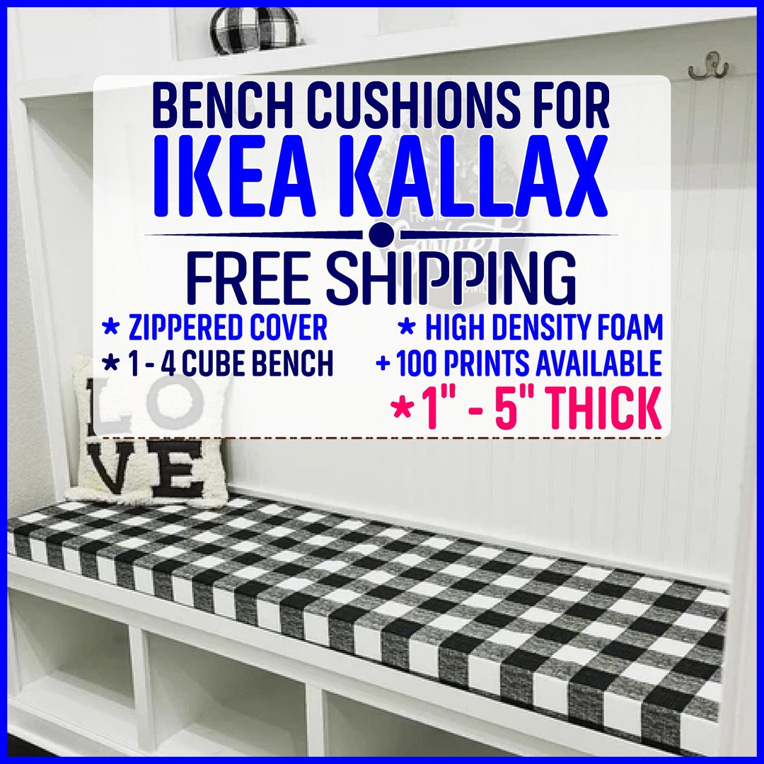 Custom IKEA Kallax Bench Seat Cushion / SMASTAD / TROFAST - 100% Screen ...