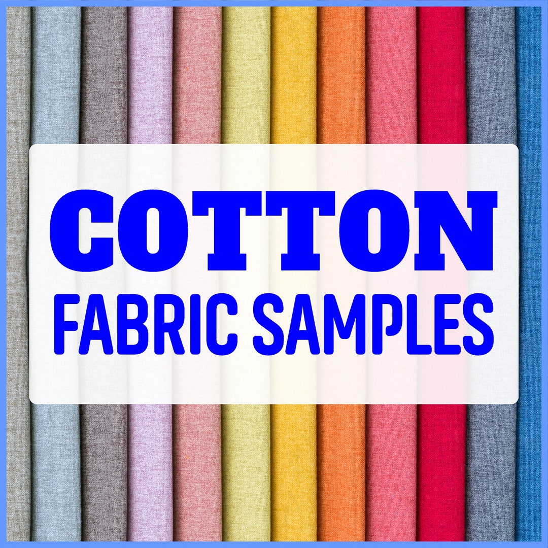 SAMPLES - Cotton Fabric (100% Cotton) - Etsy