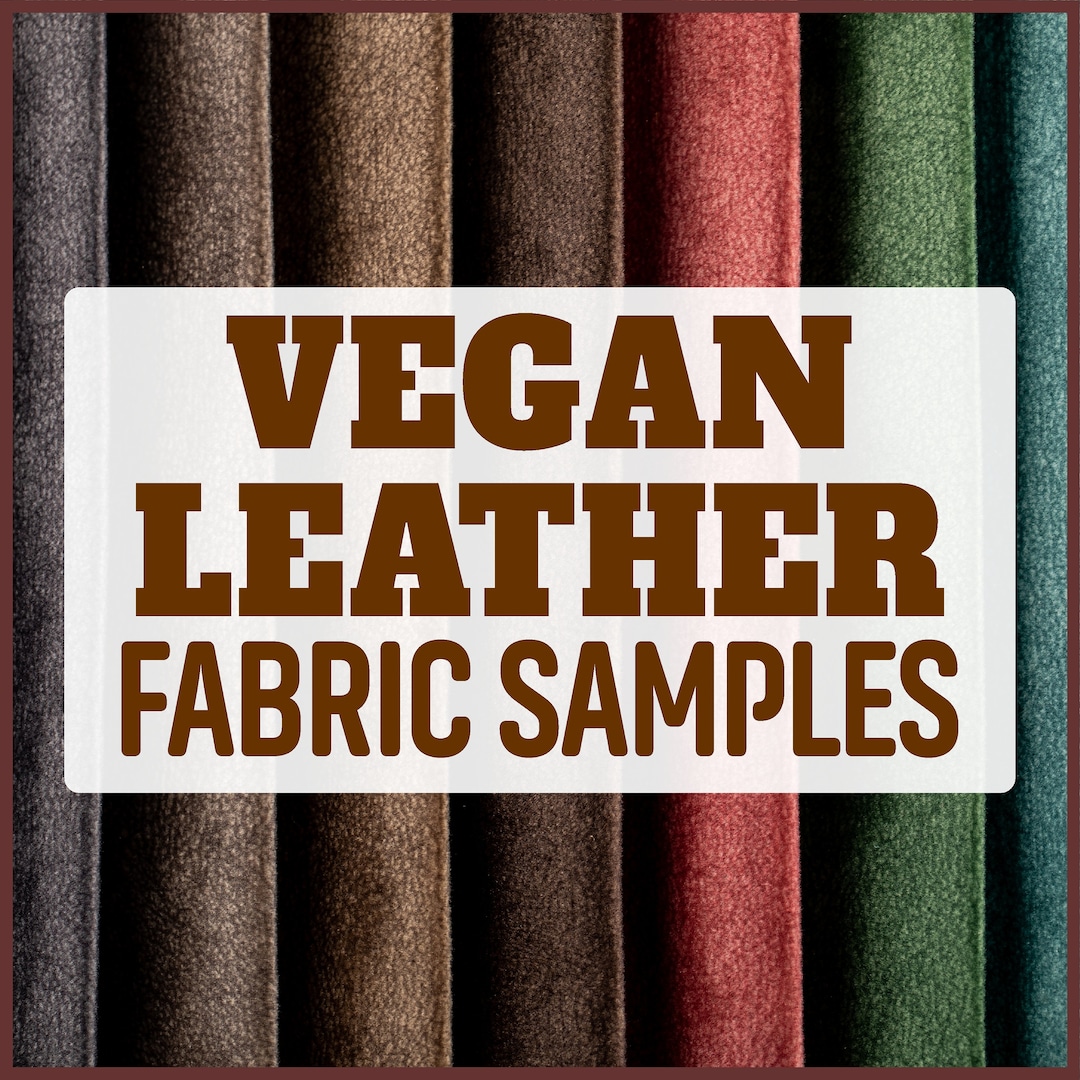 SAMPLE - Vegan Leather Fabric - Etsy