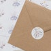 Wildflower Sticker Mix, 48 Stickers, Wedding Envelope Sticker, Round ...