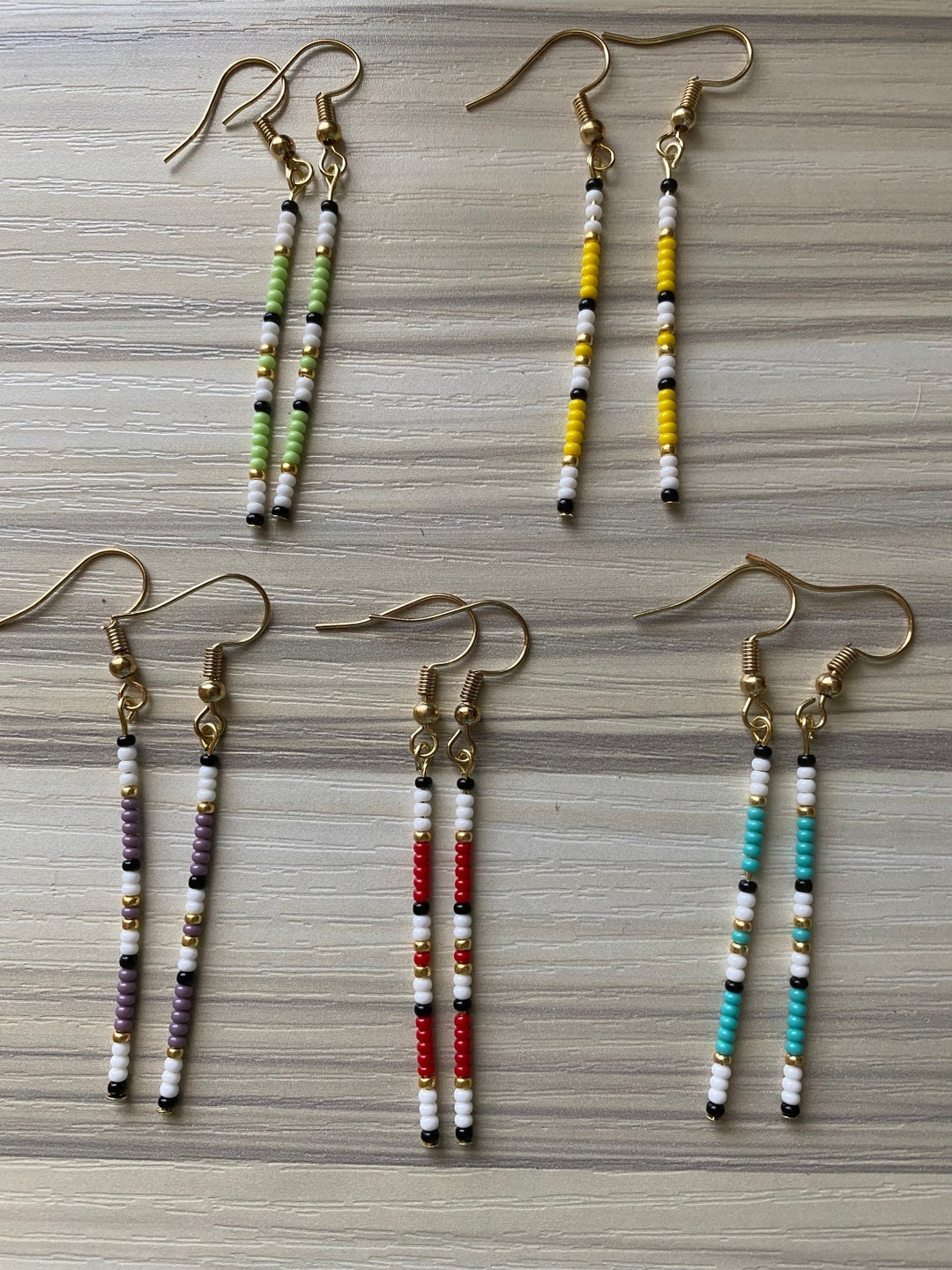 Seed Bead Earrings - Etsy