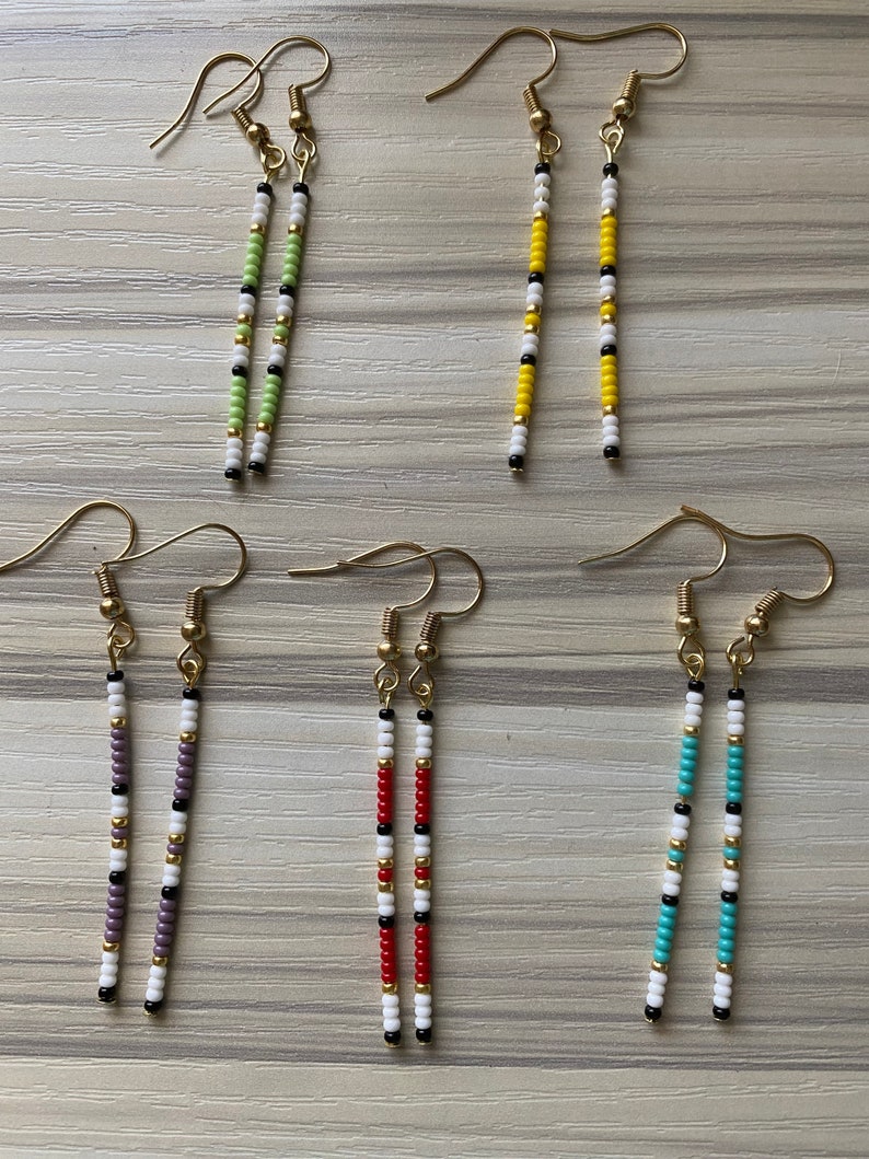 Seed Bead Earrings - Etsy