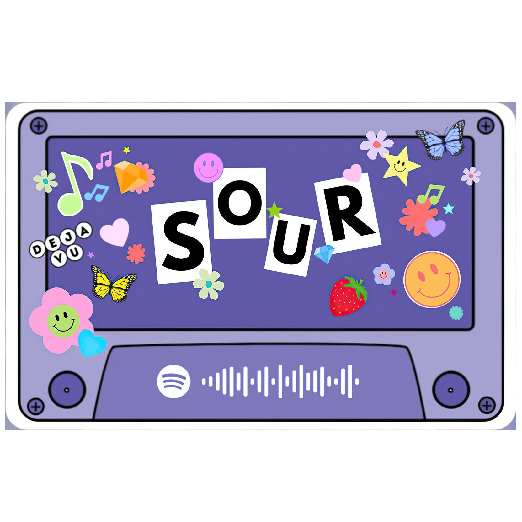 Bumper Sticker SOUR Album Merch Olivia Rodrigo Sticker | Etsy