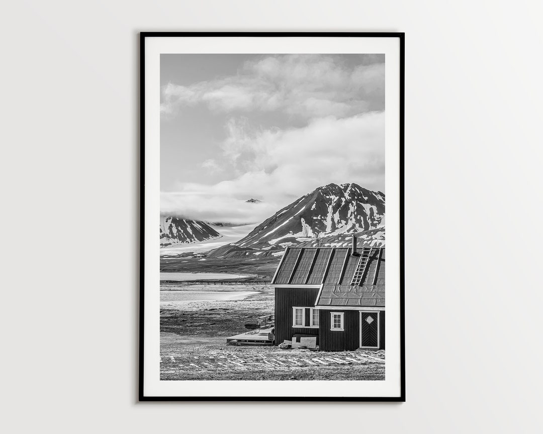 Svalbard Norway Photo Print, Scandinavian Architecture Photograph ...