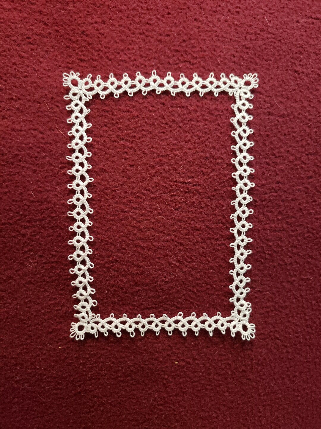 Tatted Picture Frame Lace - Etsy