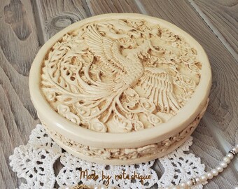 Ivory Jewelry Box - Etsy