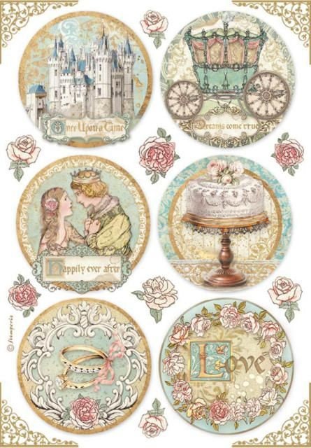 Fairy Tales A4 Rice Paper Stamperia Rice Paper Decoupage - Etsy