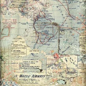 Travel A4 Rice Paper Stamperia Rice Paper Decoupage Rice - Etsy