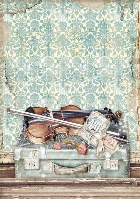 Music and Ballet A4 Rice Paper Stamperia Rice Paper - Etsy