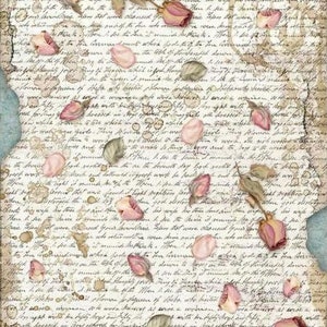 Floral A4 Rice Paper Stamperia Rice Paper Decoupage Rice - Etsy