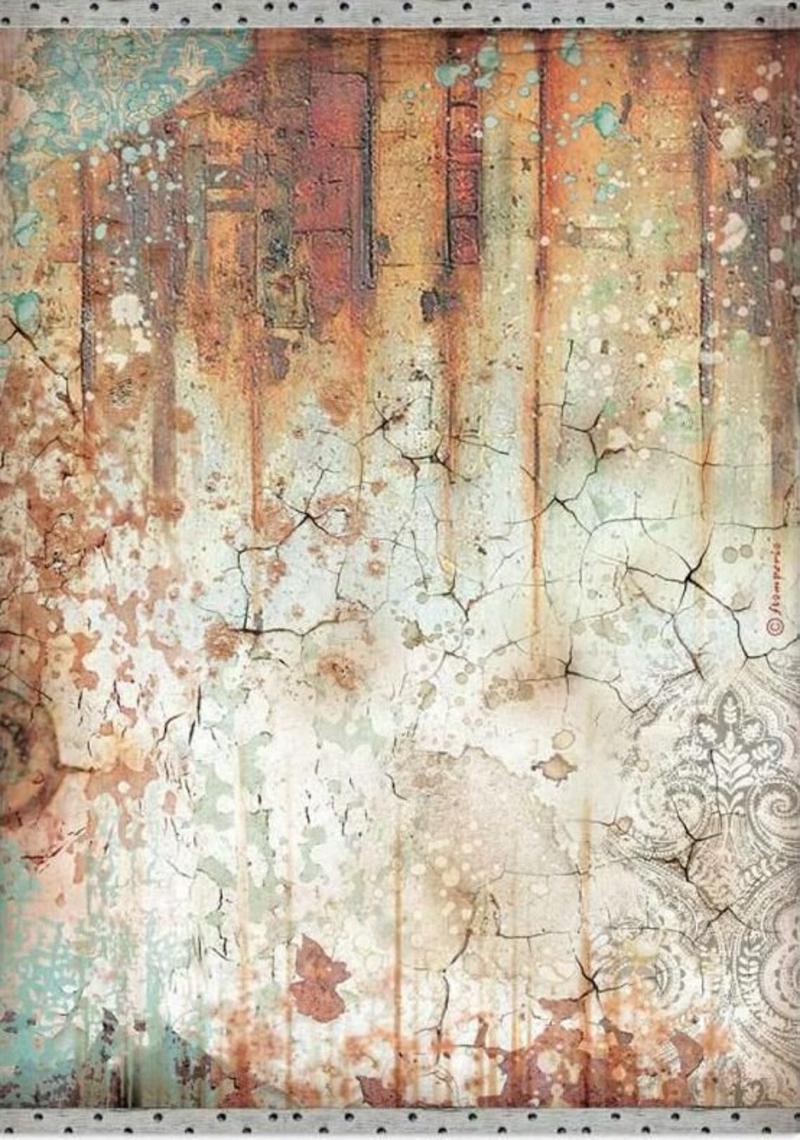 Steampunk A4 Rice Paper Fantastic Journey Rice Paper Stamperia Rice ...