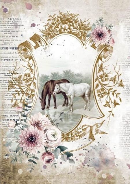 Animals A4 Rice Paper - Stamperia Rice Paper - Decoupage Rice Paper ...