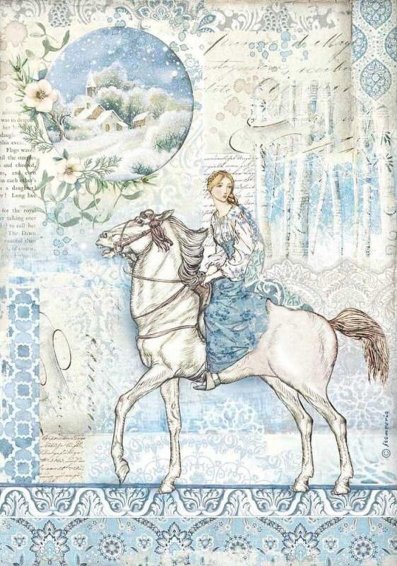 Animals A4 Rice Paper - Stamperia Rice Paper - Decoupage Rice Paper ...