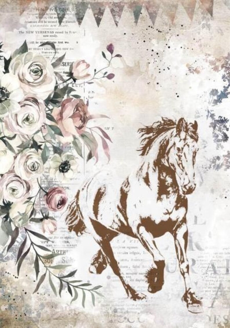 Animals A4 Rice Paper - Stamperia Rice Paper - Decoupage Rice Paper ...