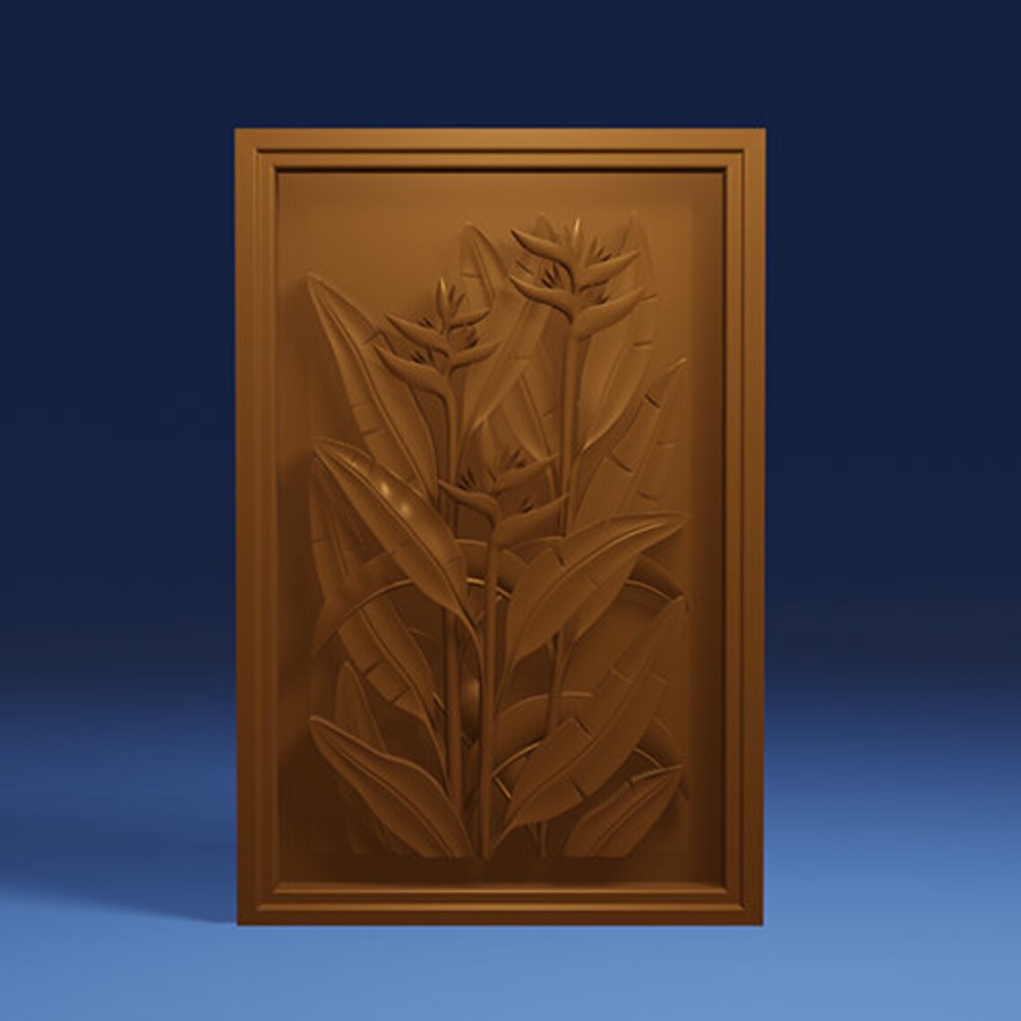 Plain Flowers, 3D STL Model, CNC Router Engraver, Artcam, Aspire, CNC ...