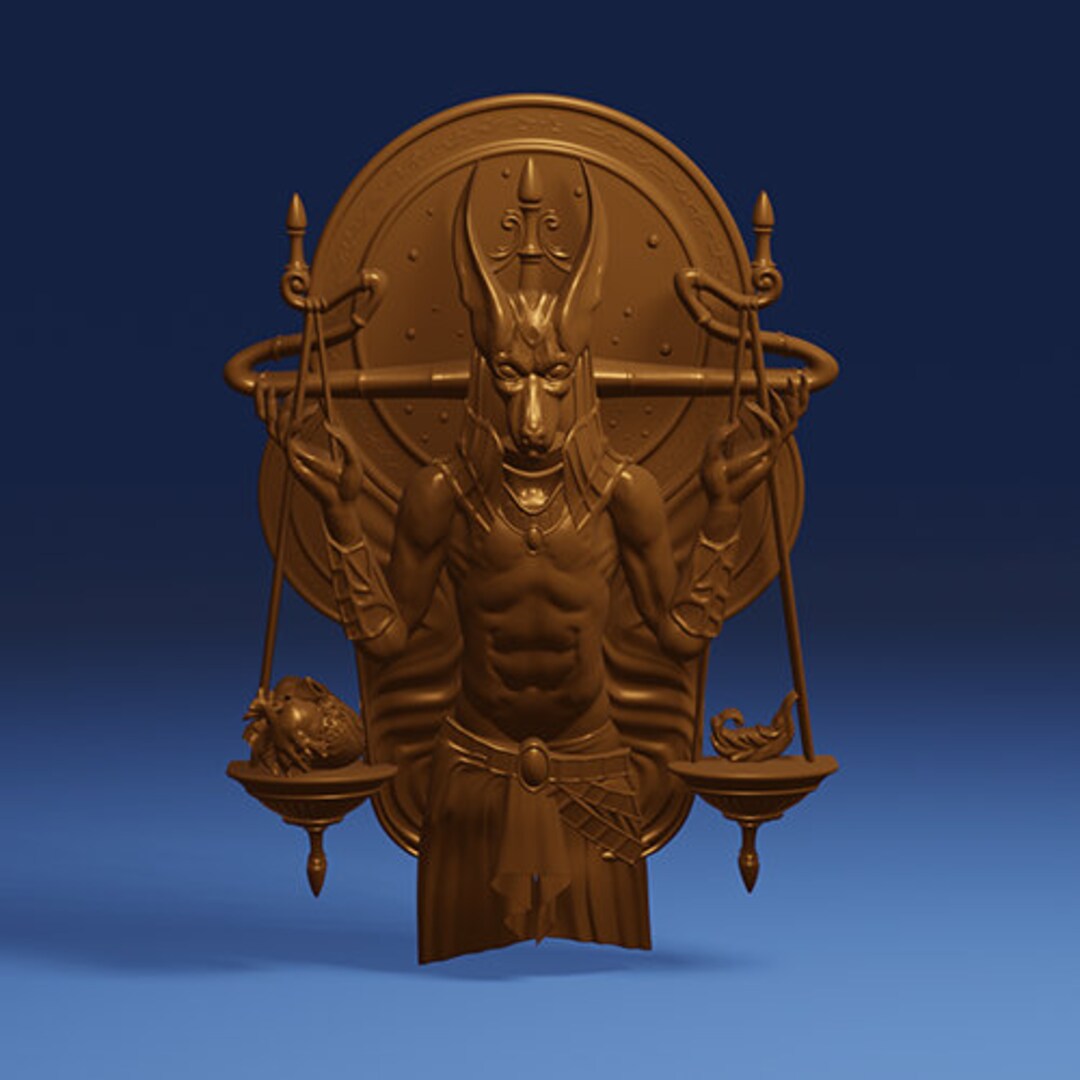 Anubis 3D STL Model: CNC Router Engraver File (digital Download) - Etsy