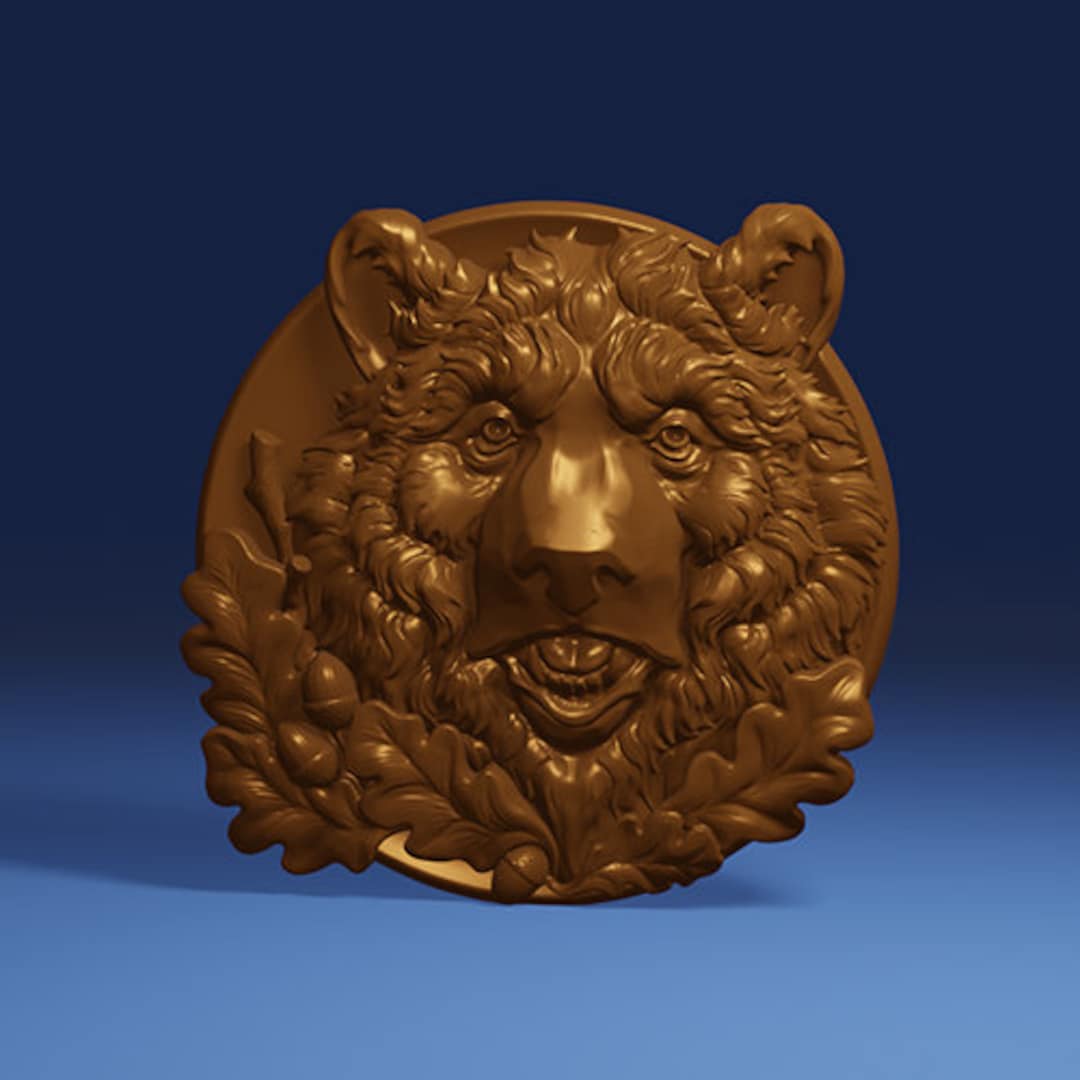 Bear, 3D STL Model, CNC Router Engraver, Artcam, Aspire, CNC Files ...