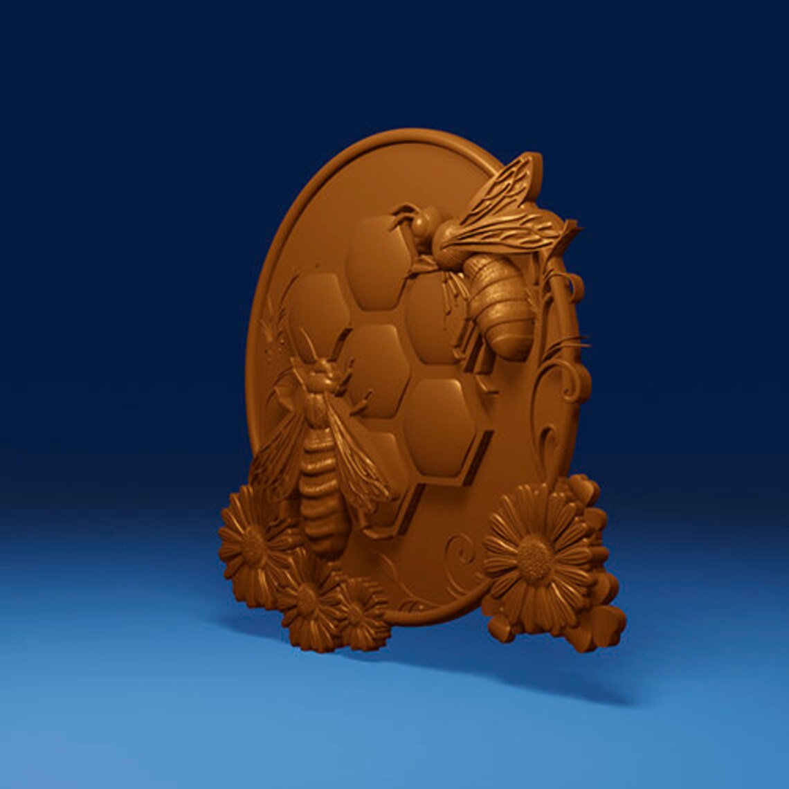 Bees, 3D STL Model, CNC Router Engraver, Artcam, Aspire, CNC Files ...