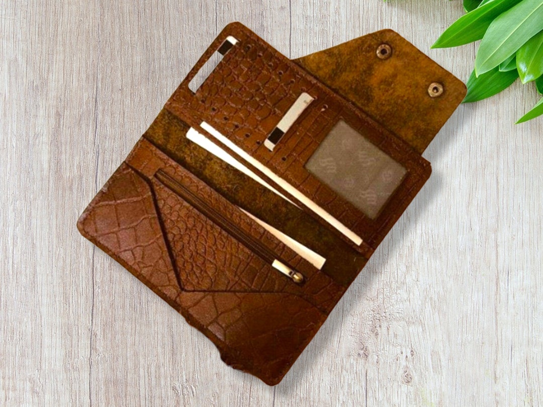 DIY Leather Wallet 18, Drawing PDF - Etsy