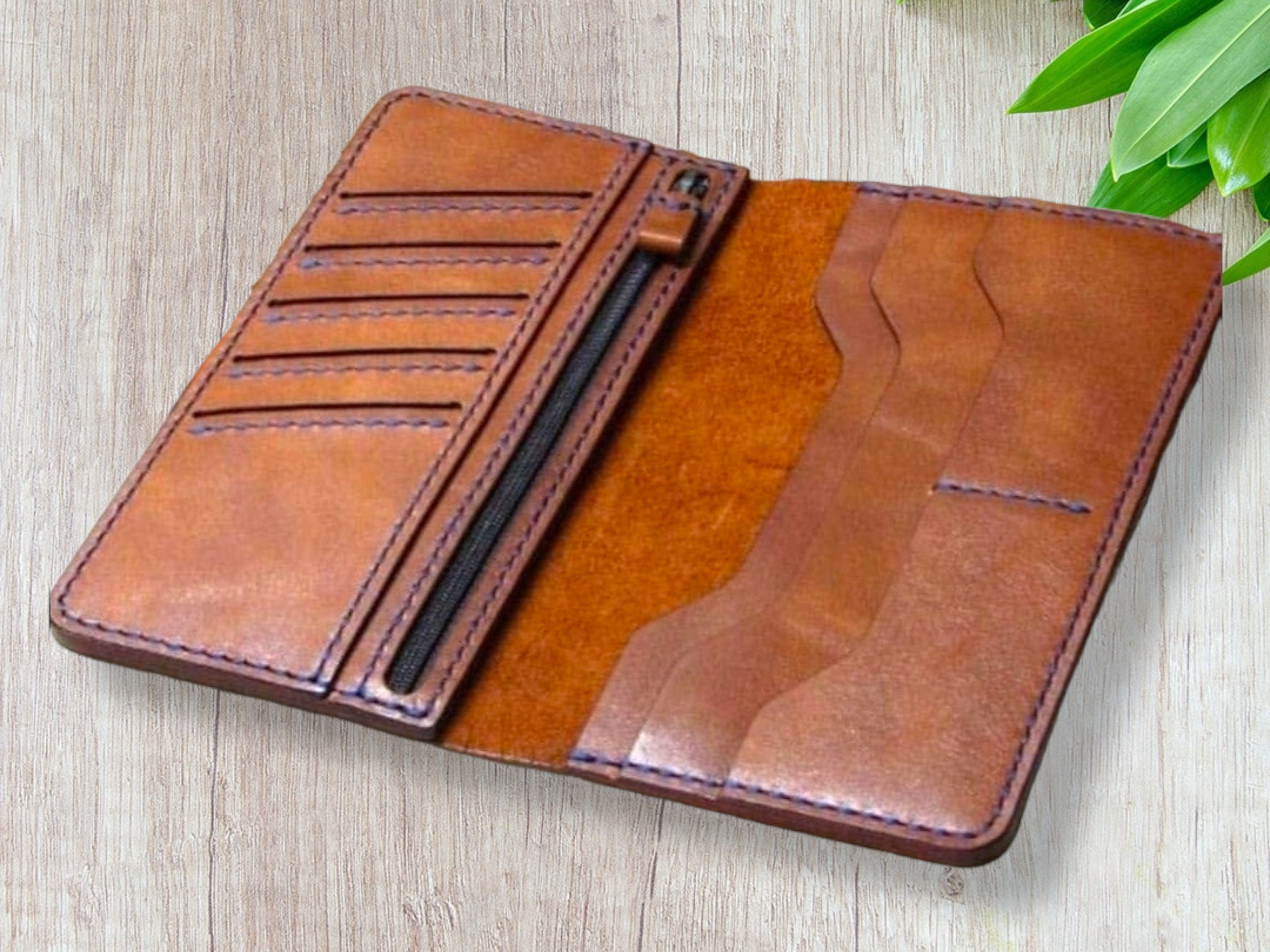 DIY Leather Wallet 26, Drawing PDF - Etsy