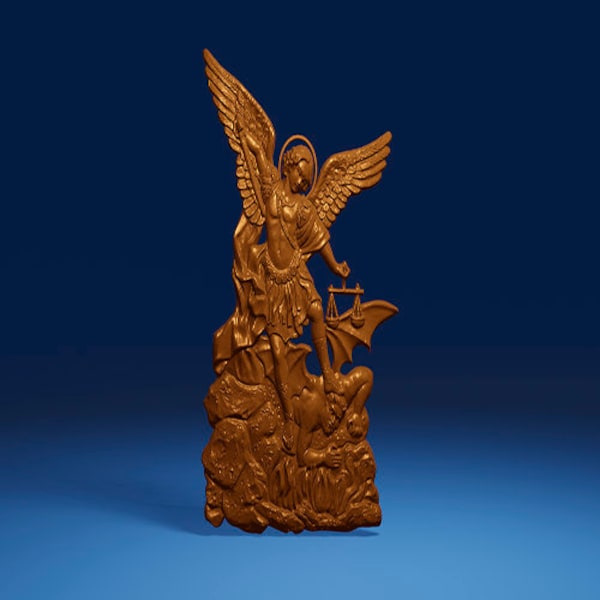 Michael the Archangel Stl - Etsy