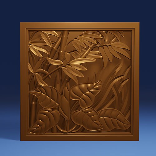 Leaves, 3D STL Model, CNC Router Engraver, Artcam, Aspire, CNC Files ...