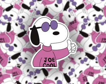 Joe Cool Sticker - Etsy