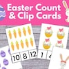 St. Patrick's Day Count Clip Cards, Montessori Math Printable ...