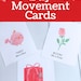 Valentine's Day Movement Cards for Kids, Preschool Gross Motor Activity ...
