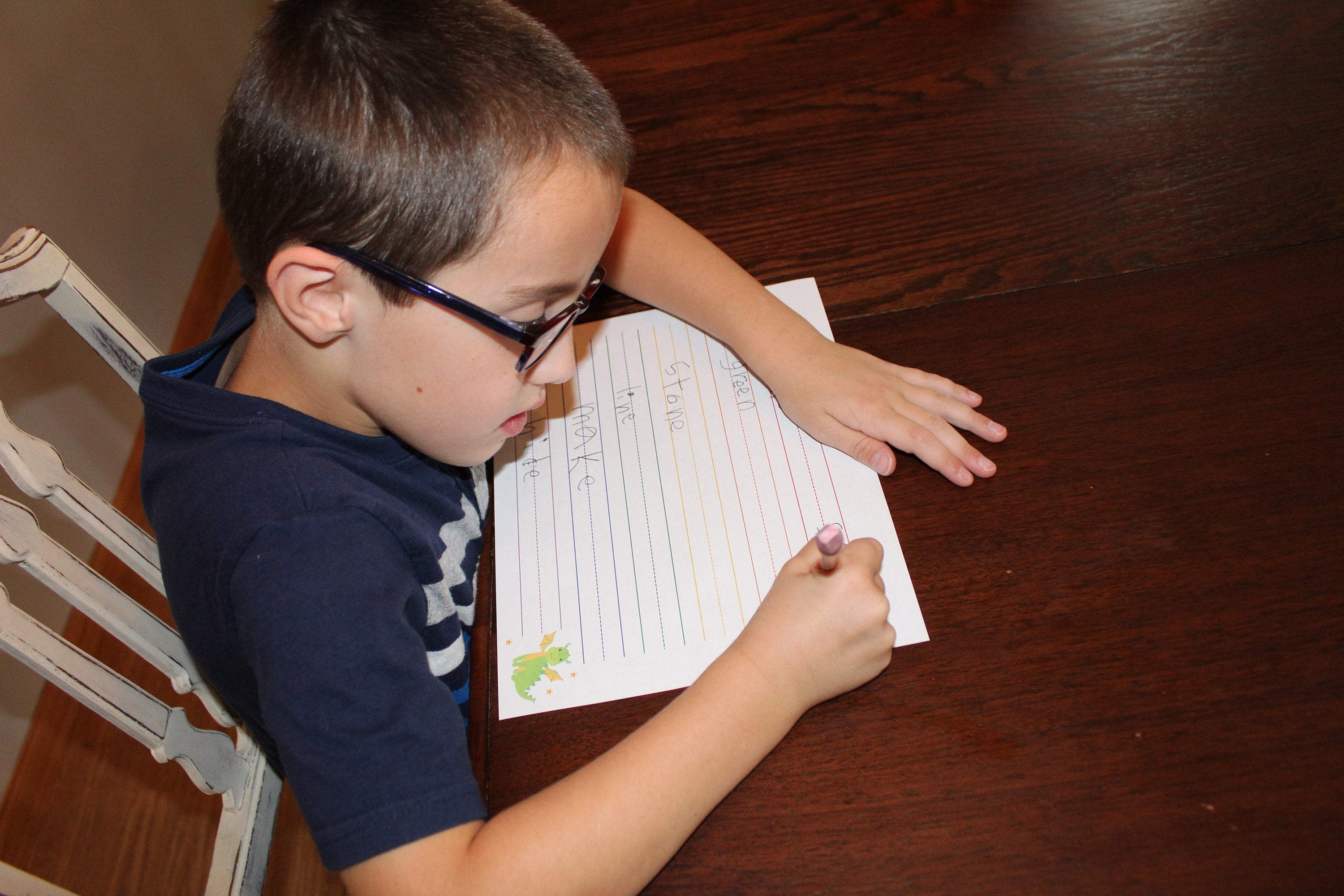 Rainbow Handwriting Paper, Penmanship Paper, Writing Practice Paper ...