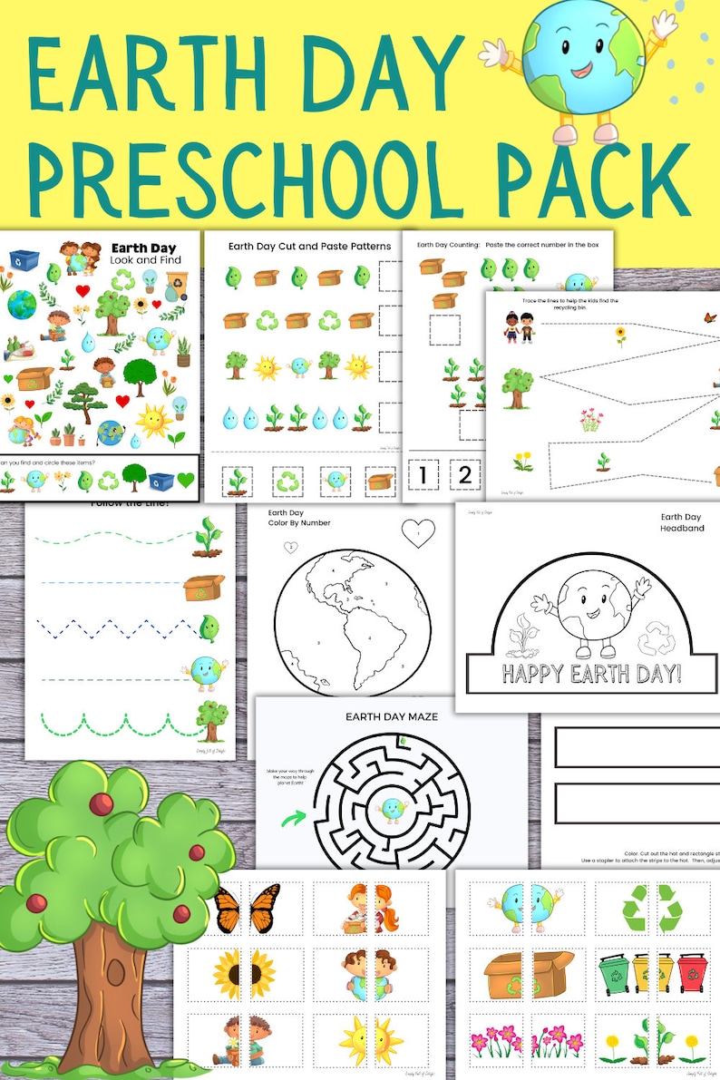 Earth Day Preschool Activities, Earth Day Printables, Earth Day ...