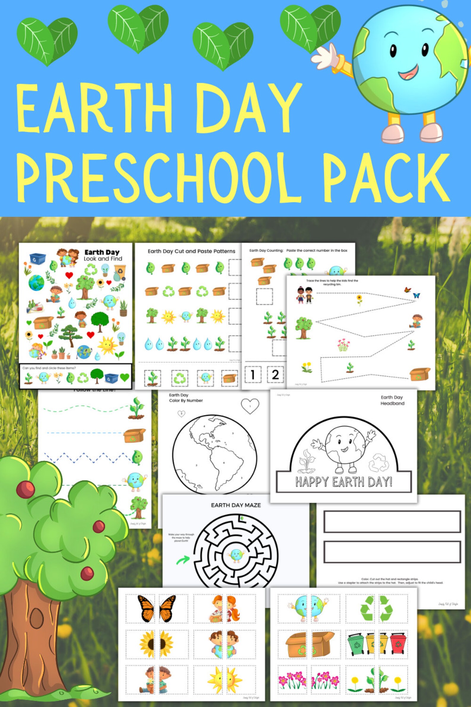 Earth Day Preschool Activities, Earth Day Printables, Earth Day ...