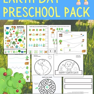 Earth Day Preschool Activities, Earth Day Printables, Earth Day ...