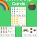 St. Patrick's Day Count Clip Cards, Montessori Math Printable ...