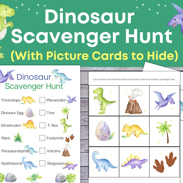 Dinosaur Party Game - Etsy