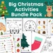 Christmas Bundle Preschool Printables, Christmas Preschool Activities ...