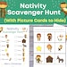 Nativity Scavenger Hunt, Christmas Scavenger Hunt With Cards to Hide ...